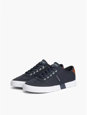 Tommy Hilfiger Canvas Low-top Sneakers With Cushioned Footbed