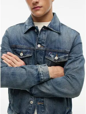 Tommy Hilfiger Distressed Denim Jacket