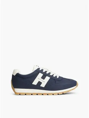 Tommy Hilfiger Hilfiger H-logo Runner Sneaker - Blue