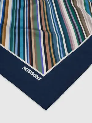 Missoni Pure Silk Striped Scarf