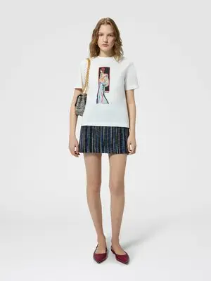 Missoni Printed Cotton Jersey Crewneck T-shirt