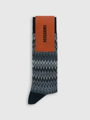 Missoni Zig Zag Cotton-blend Ankle Socks