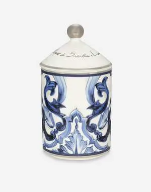 Dolce & Gabbana Porcelain Scented Candle – Sicilian Neroli And Lemon - Multicolor