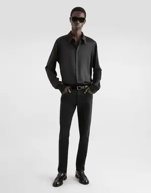 Dolce & Gabbana Gray Wash Slim-fit Stretch Jeans
