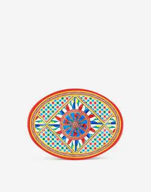 Dolce & Gabbana Wooden Tray - Multicolor