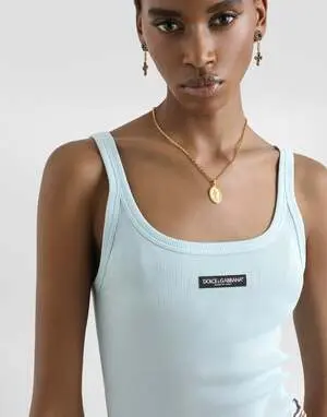 Dolce & Gabbana Ribbed Tank Top