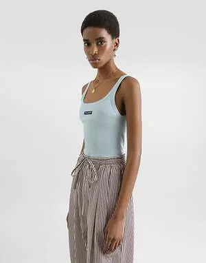 Dolce & Gabbana Ribbed Tank Top