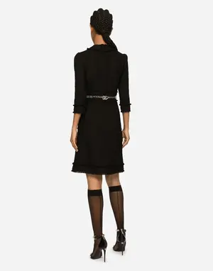 Dolce & Gabbana Raschel Tweed Midi Dress