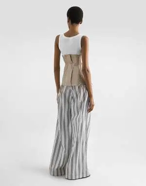 Dolce & Gabbana Ribbed Cropped Tank Top