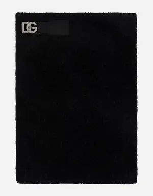 Dolce & Gabbana Cotton Terry Beach Towel Sarong With Dg Monogram