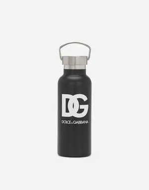 Dolce & Gabbana Printed Steel Water Bottle - Black