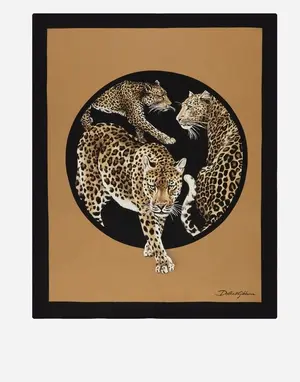 Dolce & Gabbana Silk Blanket Doubled With Wool - Multicolor