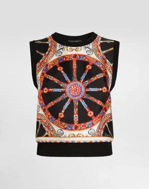 Dolce & Gabbana Lightweight Plain-knit Top - Multicolor