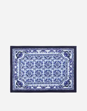 Dolce & Gabbana Set Linen Placemat And Napkin