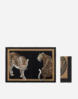 Dolce & Gabbana Set Linen Placemat And Napkin