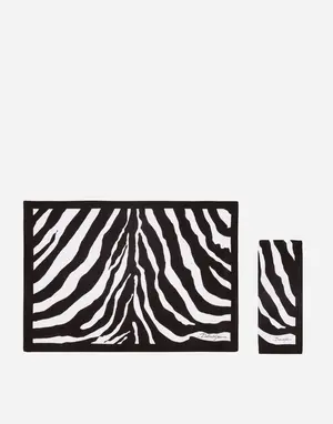 Dolce & Gabbana Set Linen Placemat And Napkin