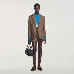 Sandro Ezmehralda Leather Bag