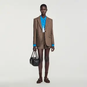 Sandro Ezmehralda Leather Bowling Bag