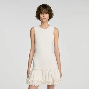 Sandro Floral Knit Mini Dress