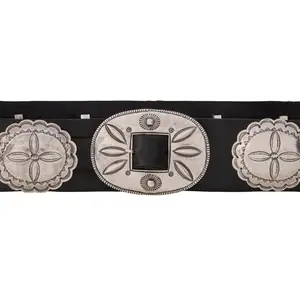 Ralph Lauren Cast Concho Leather Belt