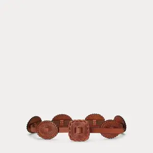 Ralph Lauren Skinny Leather Belt - Cuoio