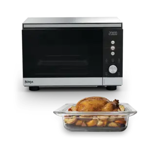 NINJA Crispi Microwave And Air Fryer - Silver