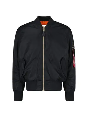 Alpha Industries Reversible Bomber Jacket "ma-1 - Black