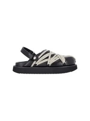 Rick Owens Mules "padded Megalace Platform