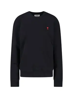 AMI Paris Crewneck Sweatshirt " De Coeur