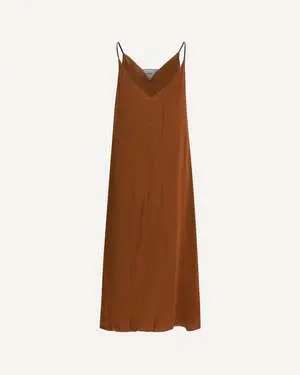 Prada V-neck Long Dress