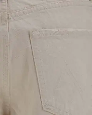 MOTHER The Dodger Skimp Jeans - White