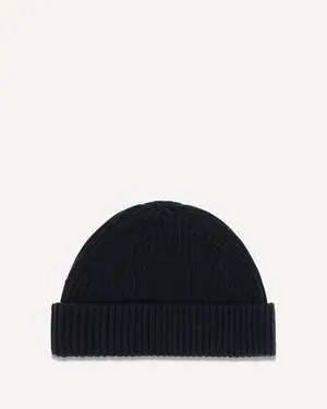 PARAJUMPERS Beanie In Ribbed Knit With Logo