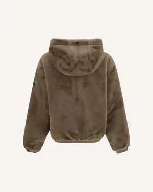 Moose Knuckles Eaton Bunny Reversible Hoodie - Brown