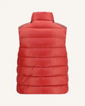 Moncler Frelon Down-filled Vest - Red