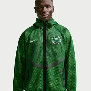 Nike Nigeria Dri-fit Soccer Anthem Jacket - Green