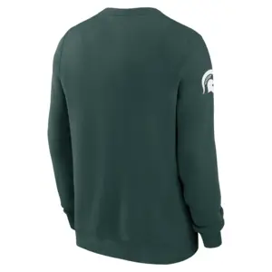 Nike Michigan State Sideline Club College Pullover Crew