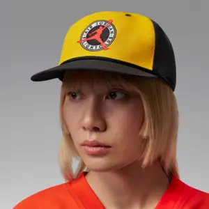 JORDAN Flight Club Pro Unstructured Flat Bill Hat - Yellow