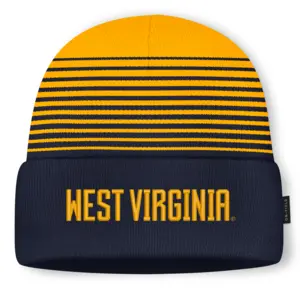 Nike West Virginia Sideline Utility College Cuffed Beanie - Blue