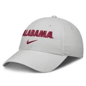 Nike Alabama Sideline Club Practice College Adjustable Hat - Grey