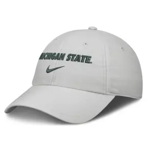 Nike Michigan State Sideline Club Practice College Adjustable Hat - Grey