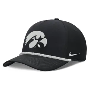 Nike Iowa Sideline Rope Rise College Adjustable Hat - Black