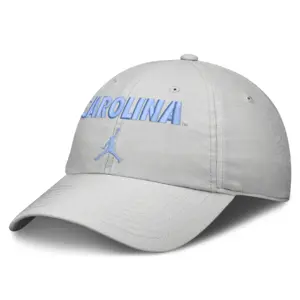JORDAN North Carolina Sideline Club Practice Brand College Adjustable Hat - Grey