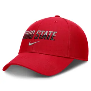 Nike Ohio State Sideline Rise Gameday Trucker Adjustable Hat - Red