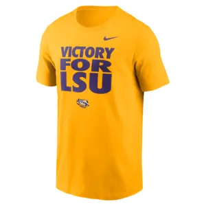 Nike Lsu Sideline Slogan Dri-fit College Long-sleeve T-shirt - Yellow