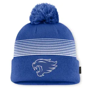 Nike Kentucky Sideline Peak College Cuffed Pom Beanie - Blue