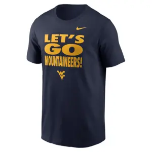 Nike West Virginia Sideline Slogan Dri-fit College Long-sleeve T-shirt - Blue