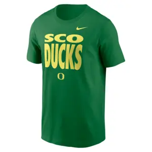 Nike Oregon Sideline Slogan Dri-fit College Long-sleeve T-shirt - Green