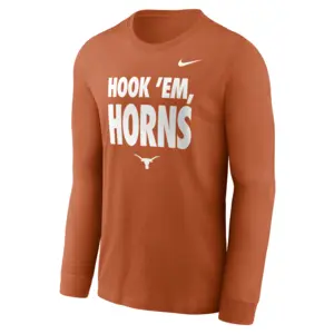 Nike Texas Sideline Slogan Dri-fit College Long-sleeve T-shirt - Orange