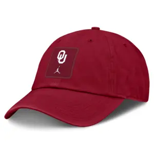 JORDAN Oklahoma Sideline Gameday Club Brand College Adjustable Hat - Red