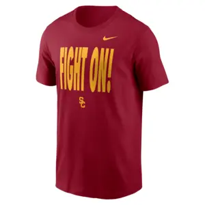 Nike Usc Sideline Slogan Dri-fit College Long-sleeve T-shirt - Red